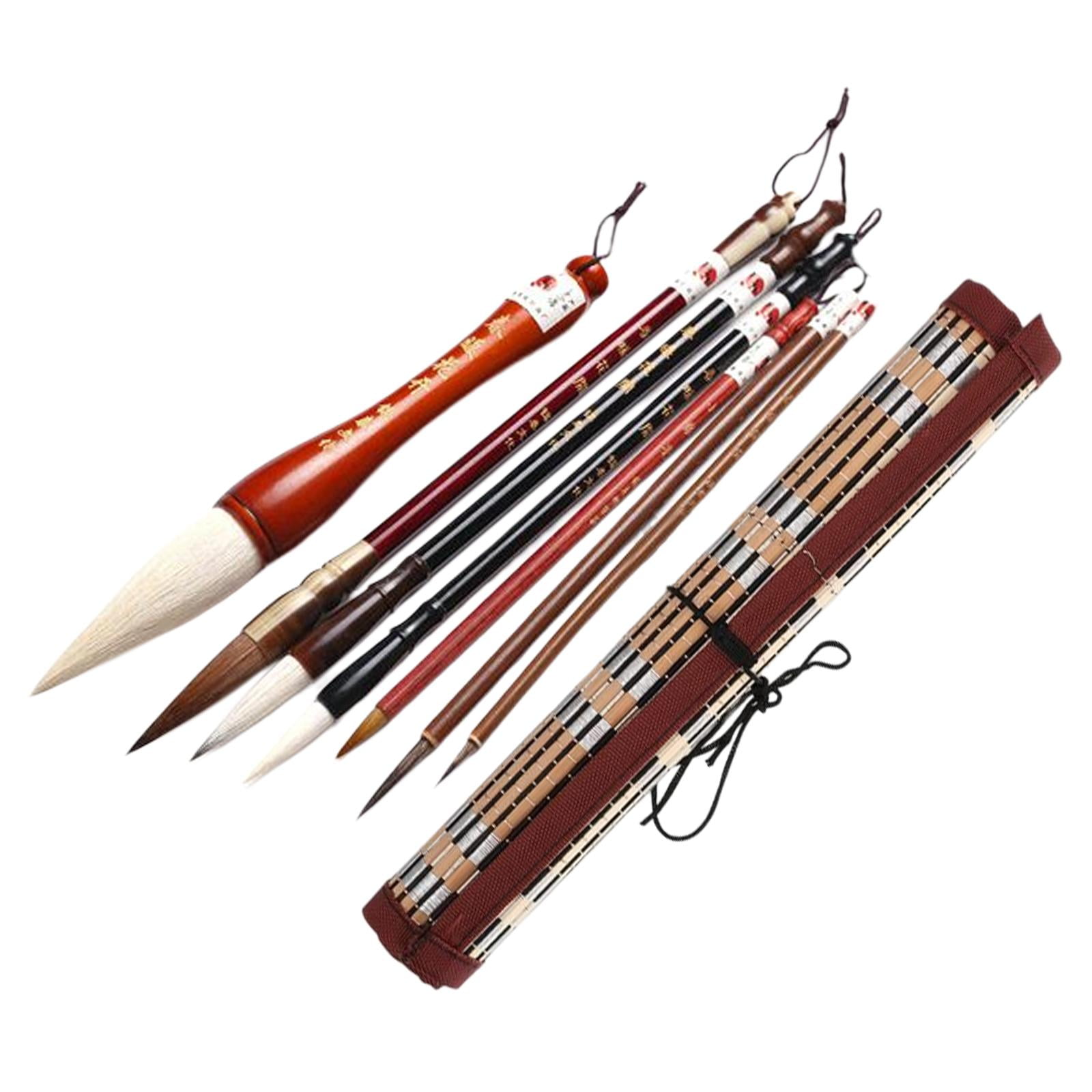 Chinese Calligraphy Brushes Set, Japanese Style Sumi Art Drawing ...