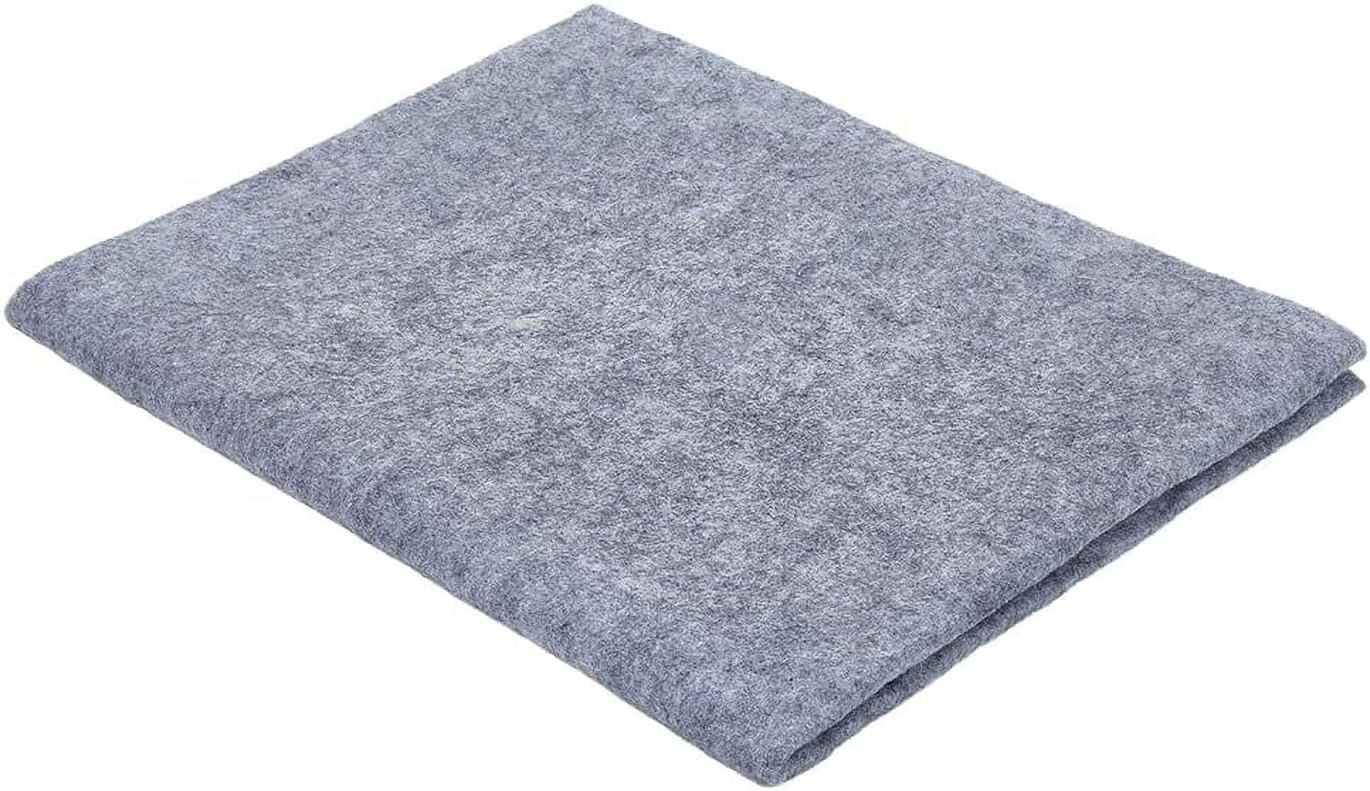 Chinese Calligraphy Drawing Felt Mat Gray Portable Calligraphy Utensils ...