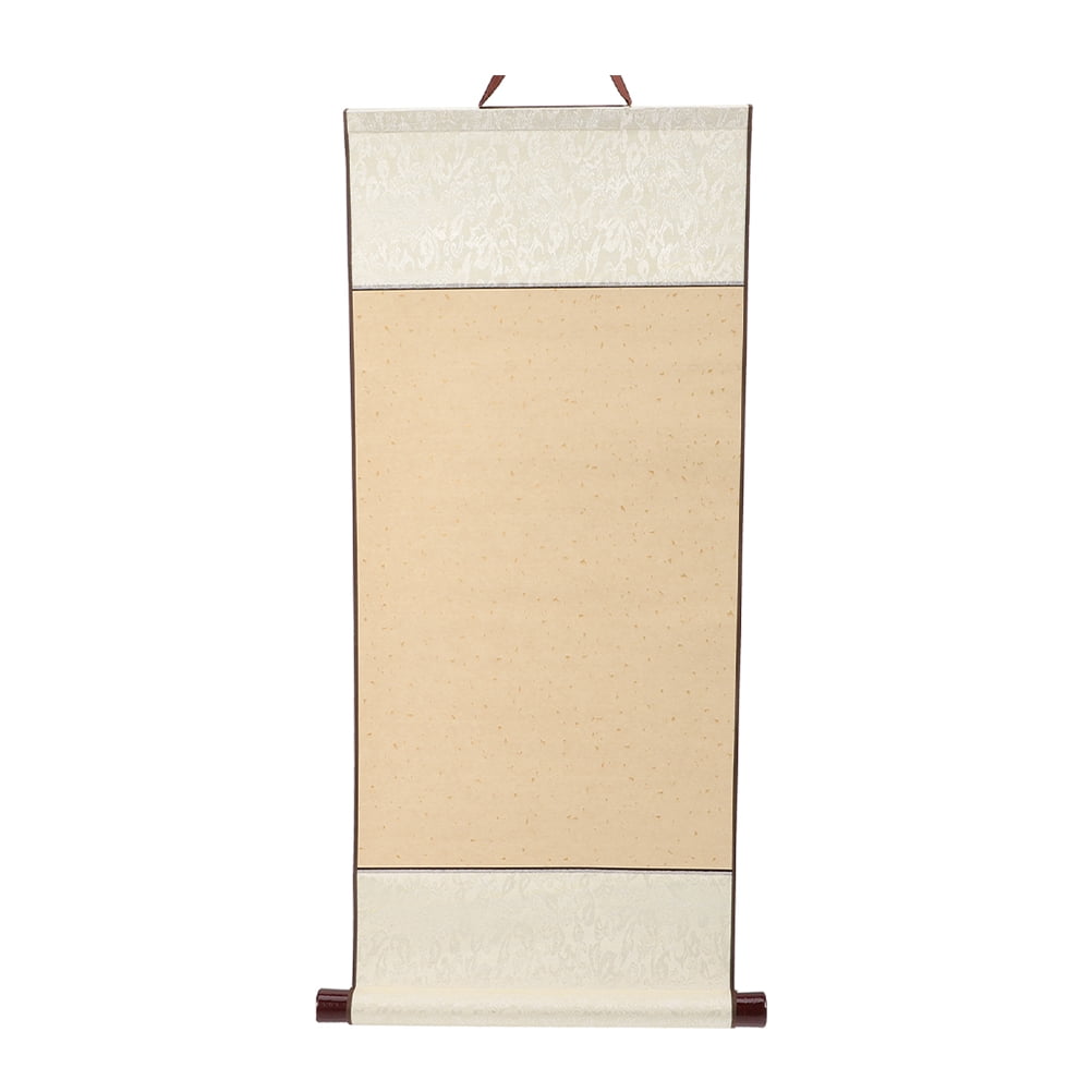 Chinese Calligraphy Paper Blank Painting Scroll Hanging Quill Pen ...