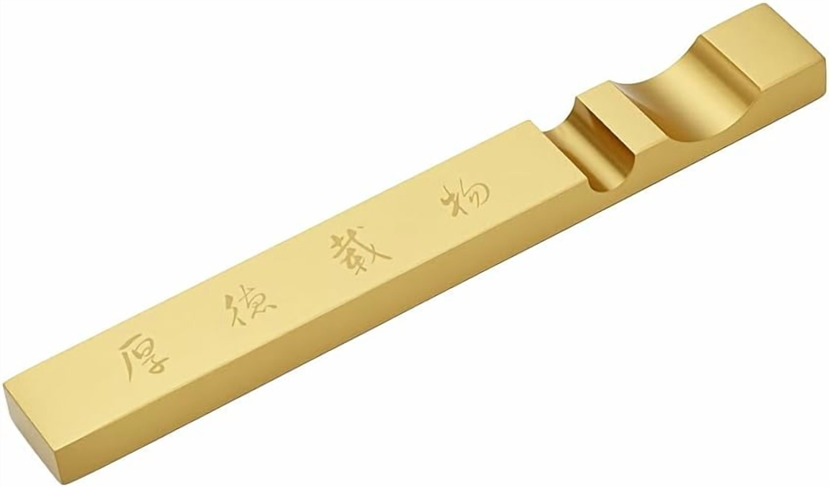Chinese Calligraphy Paperweight Rectangle Brass Paper Weight with ...