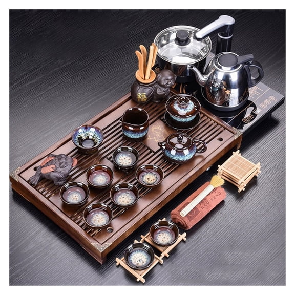 Free Shipping! I-MART Chinese Tea Set, Red Ceramic Chinese Wedding Tea ...