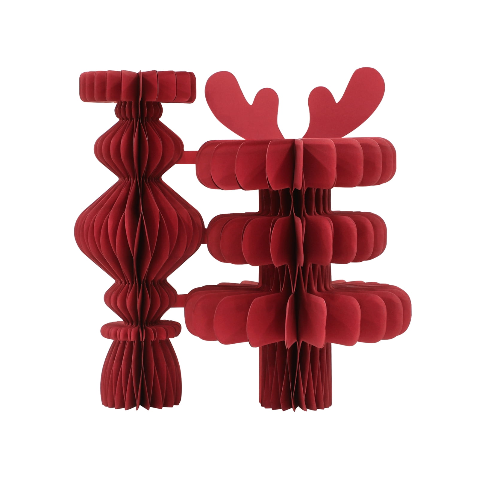 Chinese Characters Paper Honeycomb Home Decor Chinese New Year ...