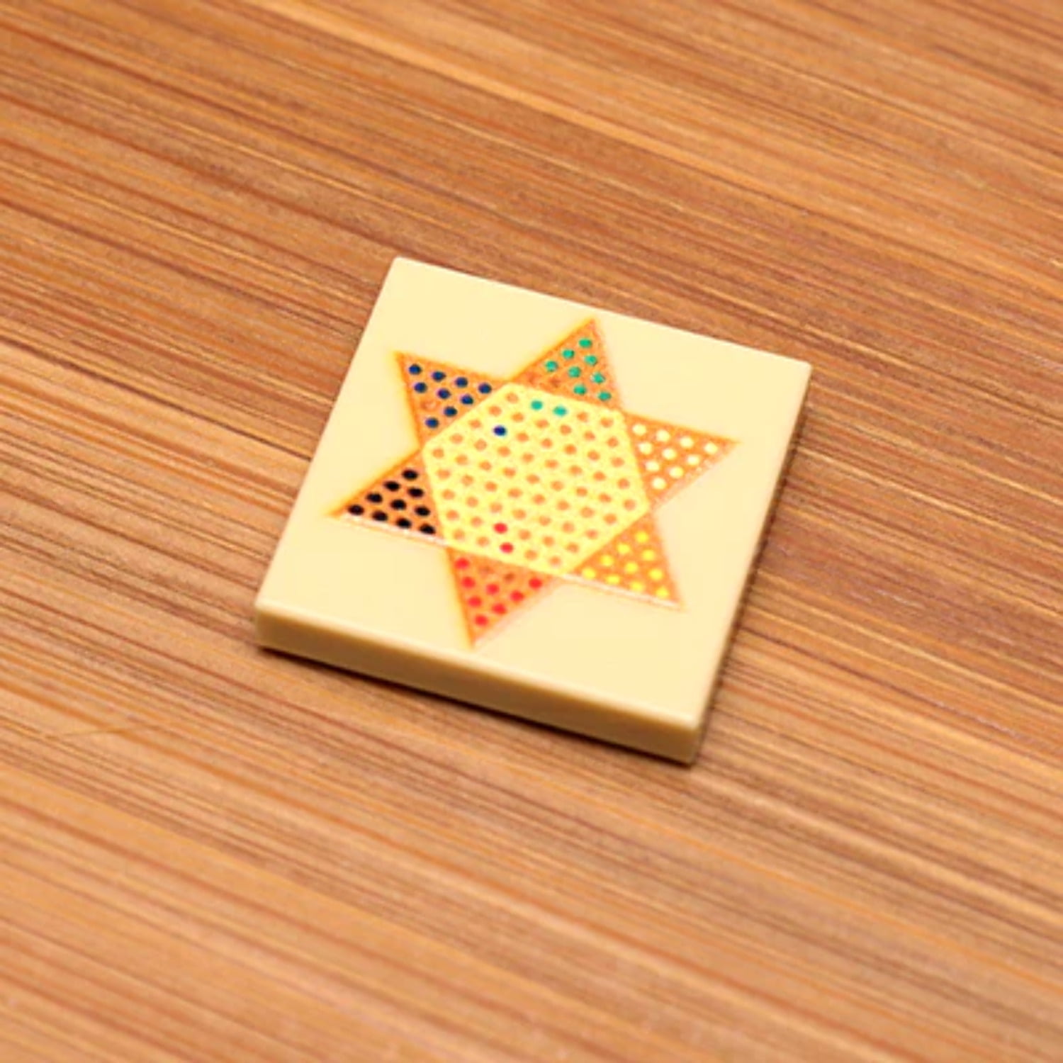 Chinese Checkers Printed 2x2 Tile made using LEGO parts - B3 Customs ...