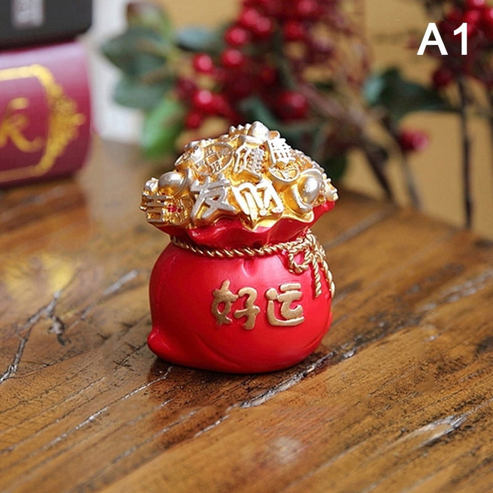 Chinese Citrine Money Tree God Feng Shui Fa Cai Lucky Fortune Miniature ...