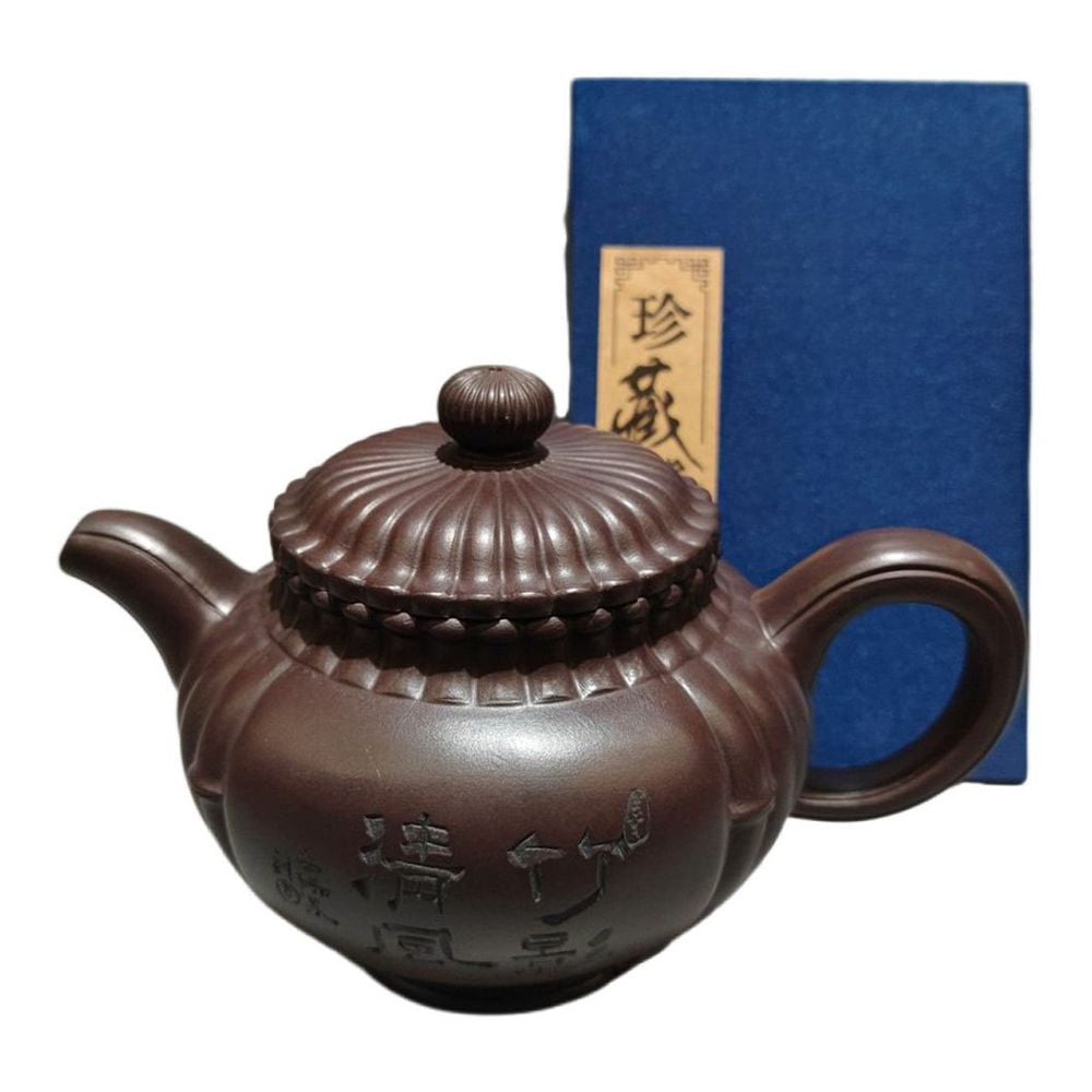 Chinese Clay Pot Purple Teaware White Tea Zisha Chrysanthemum Petal ...