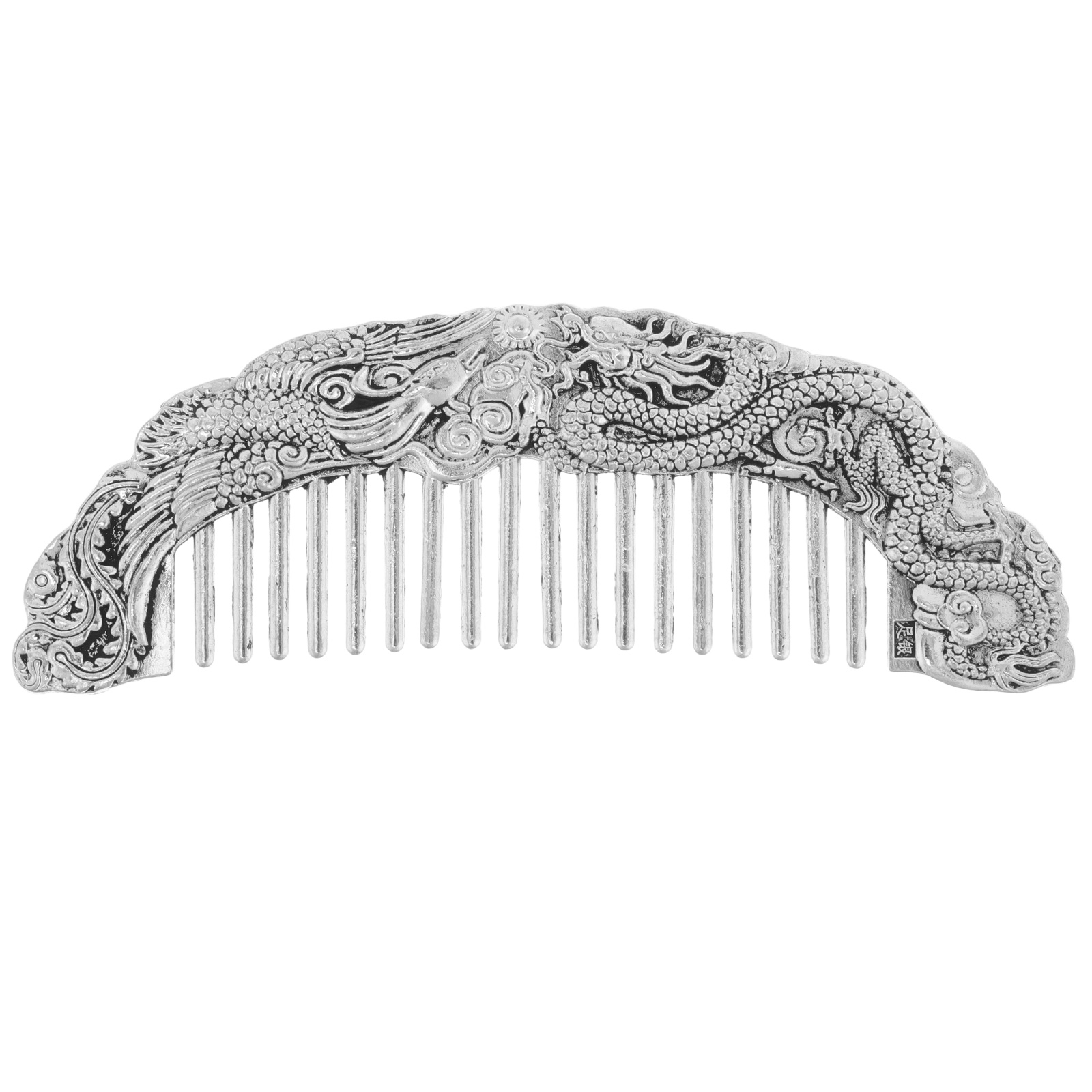 Chinese Comb Vintage Hair Comb Portable Retro Comb Engraving Animals ...