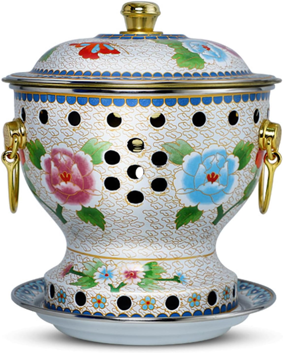 Chinese Copper Hot Pot, Split Design Thick Hotpot Shabu, Brass Liner ...