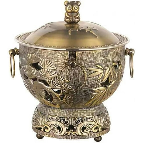 Chinese Copper Hot Pot, Traditional Old Beijing Copper Hotpot ...