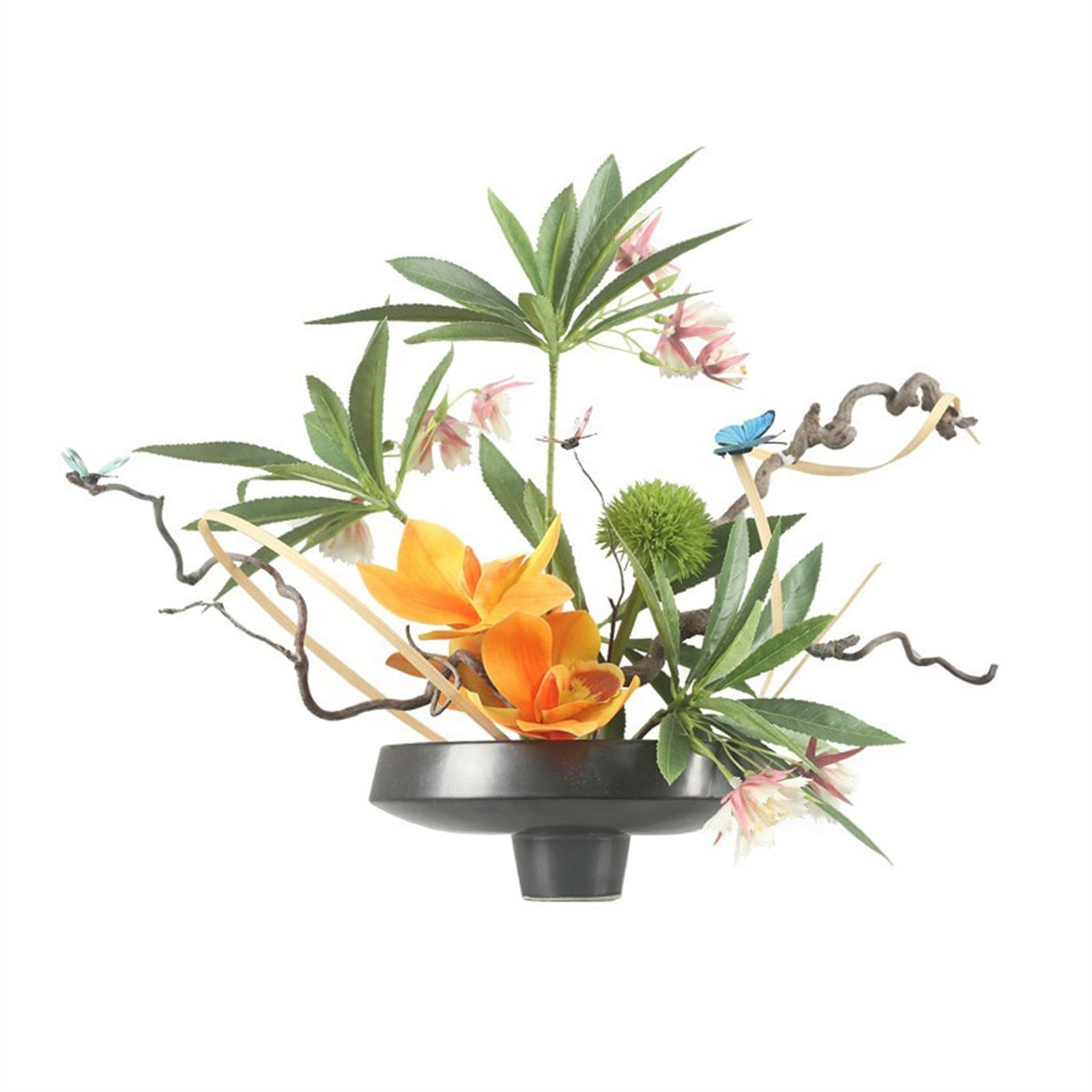 Chinese Creative Ceramic Simulation Flowers Bonsai Living Room Entrance ...