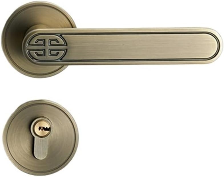 Chinese Door Lock Wooden Door Handle Split Silent Indoor Magnetic Door ...