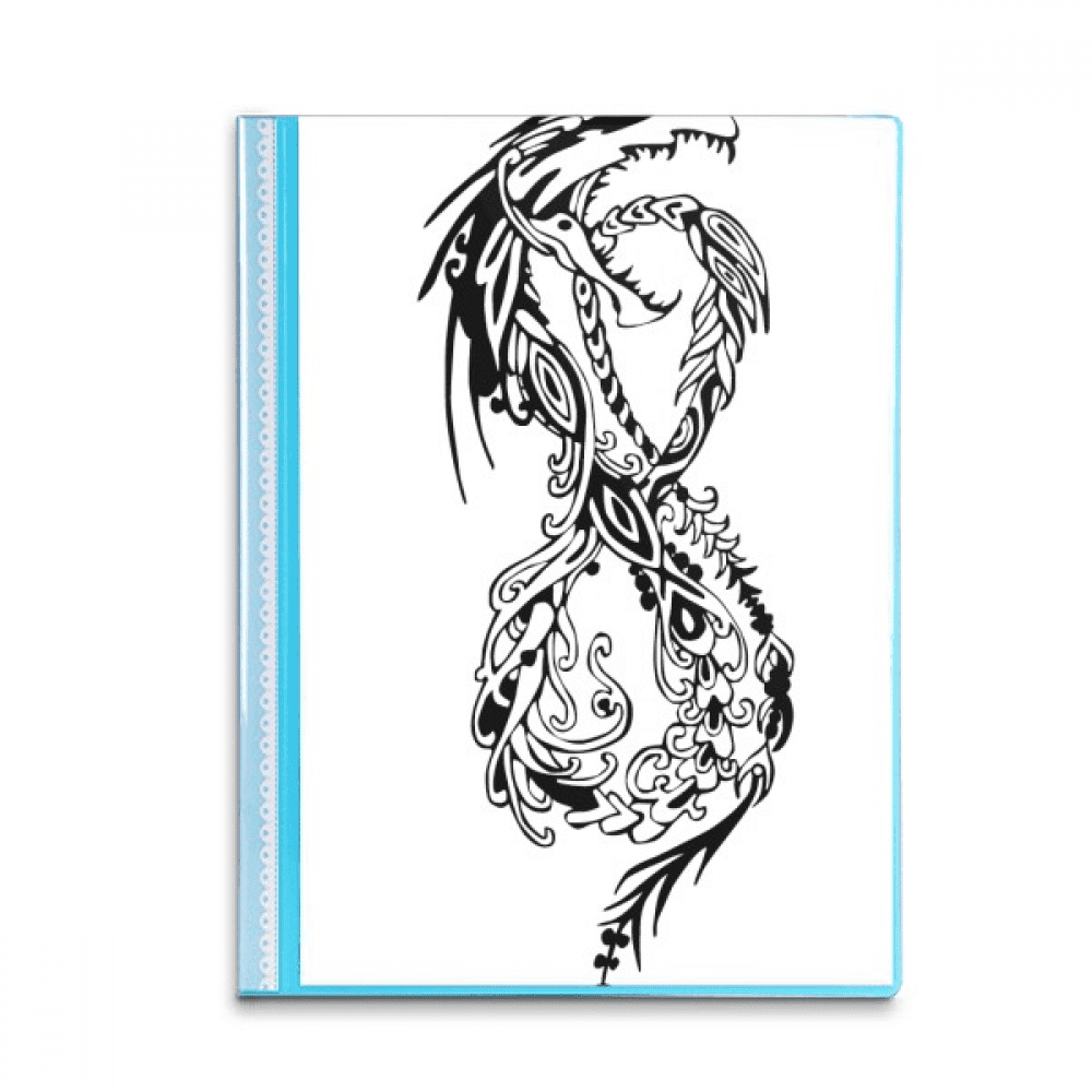 Chinese Dragon Animal Portrait Book Sheet Protectors Portfolio Binder ...