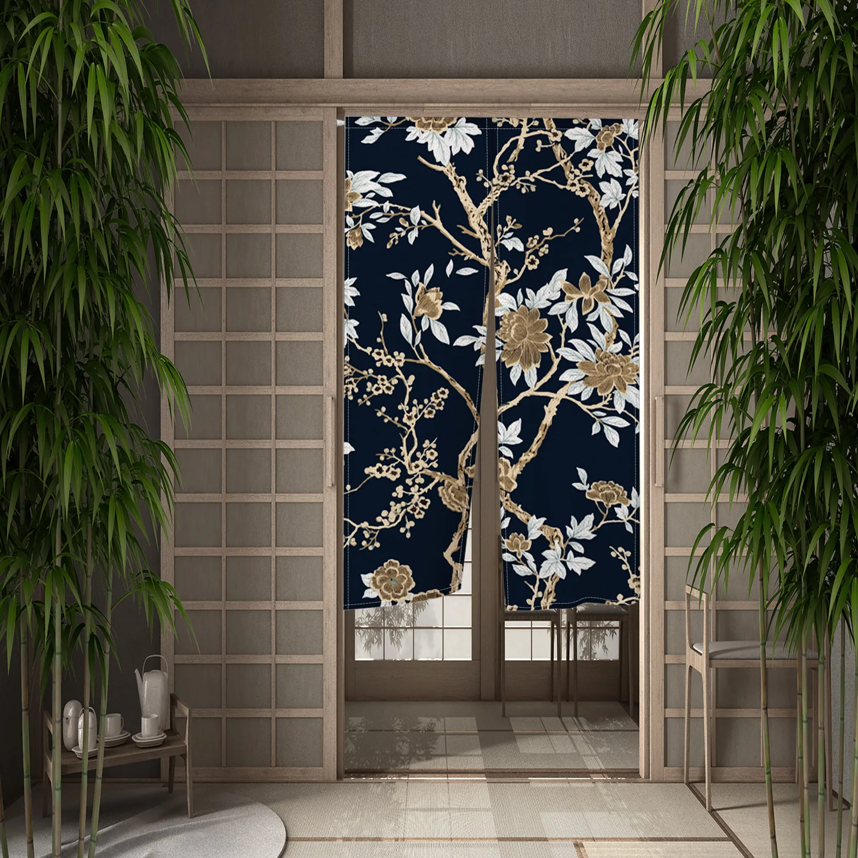 Chinese Dragon Flying Divine Dragon Door Curtain Japanese Kitchen Room ...