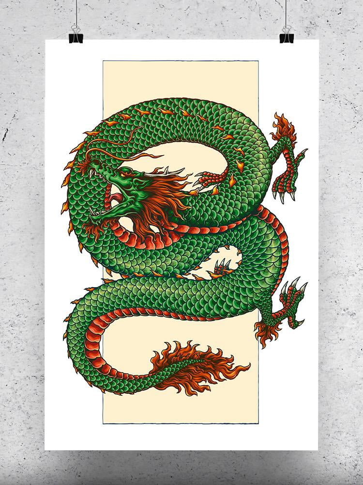 Chinese Dragon. Poster -Image by Shutterstock - Walmart.com