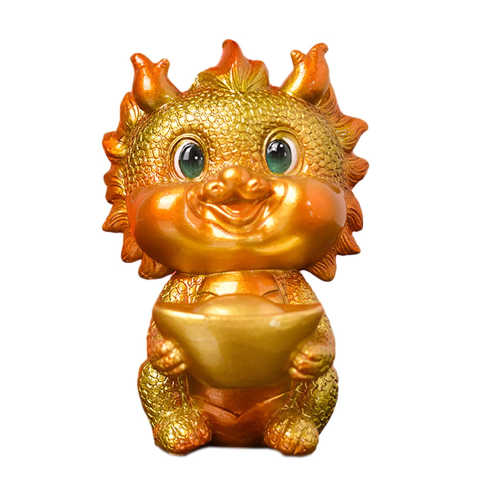 Chinese Dragon Statue Chinese New Year Dragon Figurine for Living Room ...