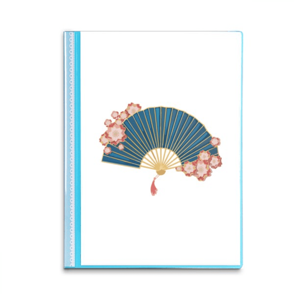 Chinese Fans Handcraft Literacy Adorn Book Sheet Protectors Portfolio ...