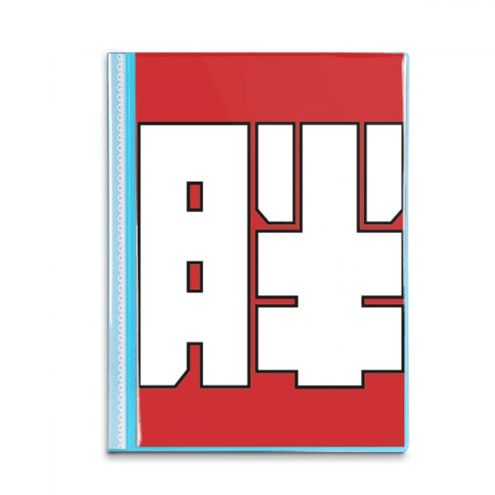 Chinese Fat China Character Book Sheet Protectors Portfolio Binder ...