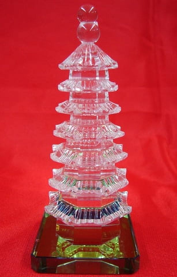 Chinese Feng Shui 7 Layer Crystal Pagodas - Walmart.com