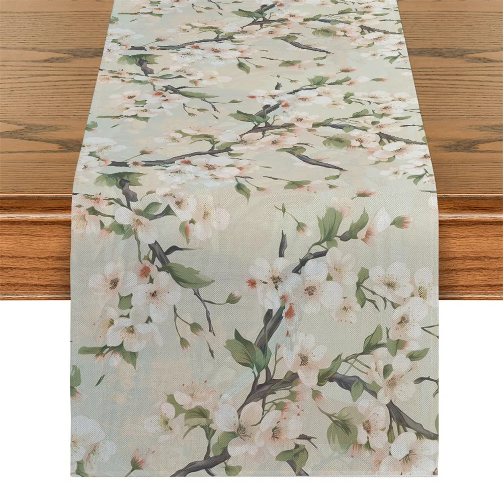 Chinese Feng Shui Colorful Flower Table Flag Simple Floral Tables ...