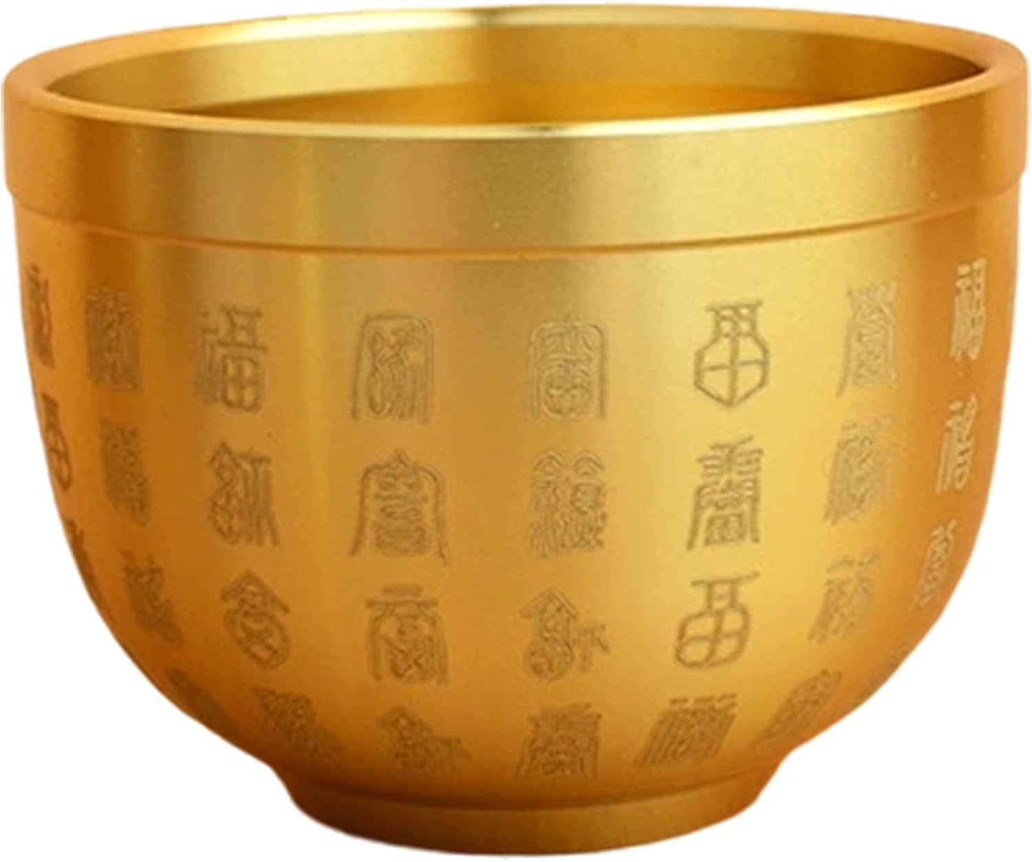 Chinese Feng Shui Money Bowl: Copper Cup Cornucopia Offering Bowl ...