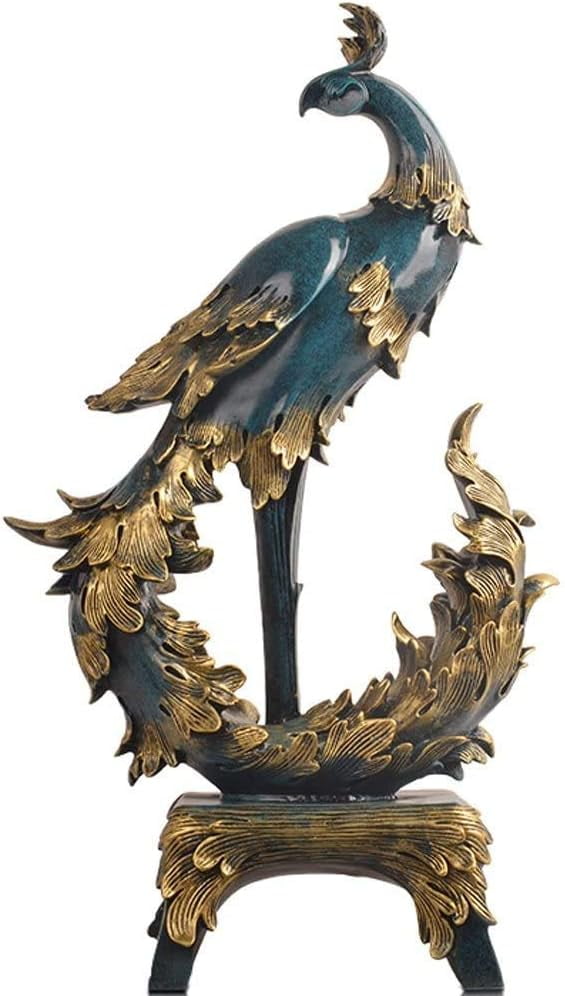 Chinese Feng Shui Phoenix Statues,Mythical Fire Bird Figurines,Home ...