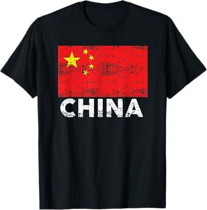 Chinese Flag | Vintage Made In China Gift T-Shirt - Walmart.com