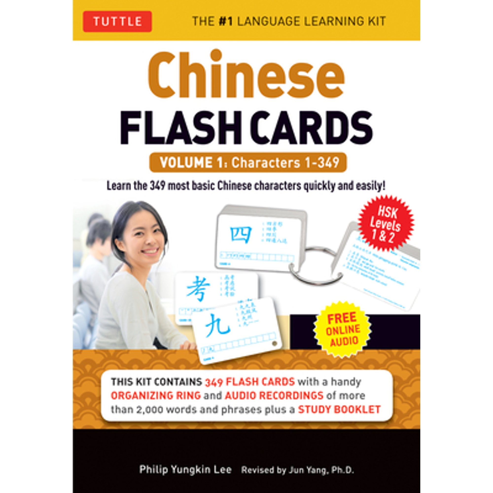 Pre-Owned Chinese Flash Cards Kit Volume 1: HSK Levels 1 & 2 Elementary ...