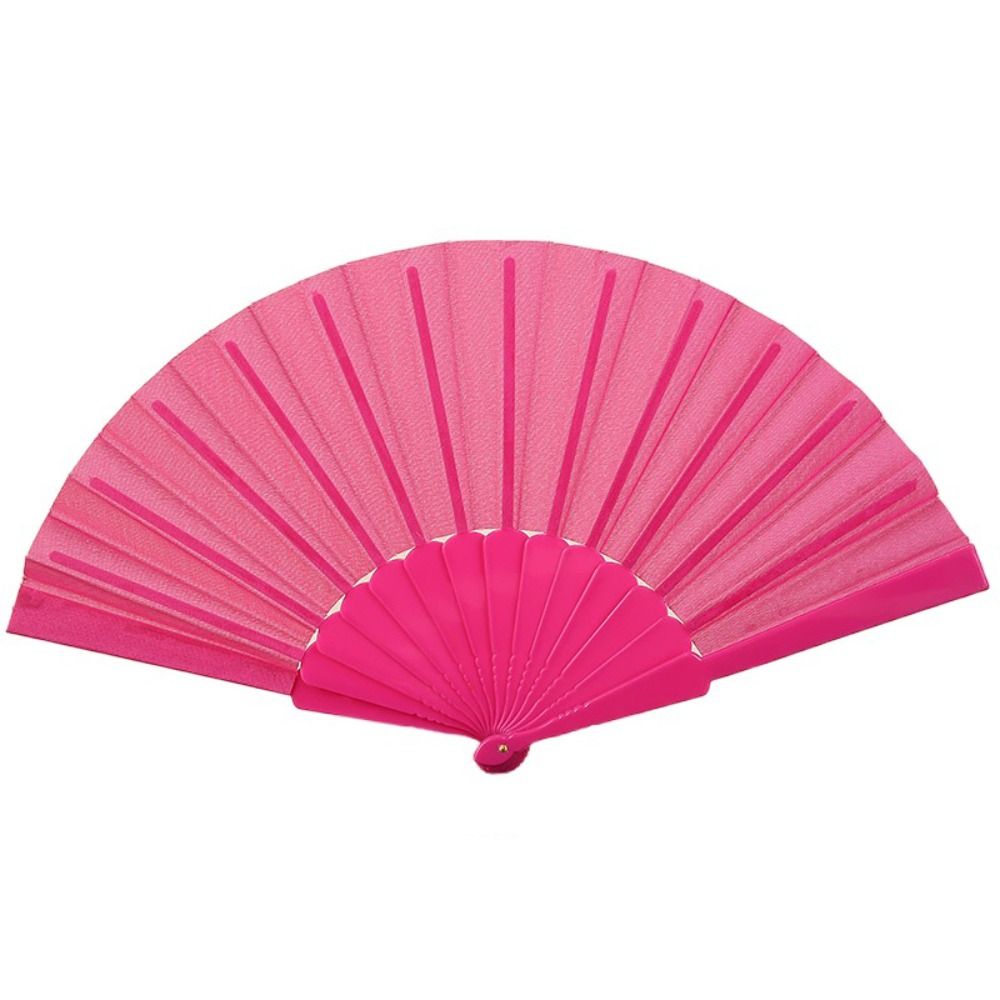 Chinese Foldable Plastic Portable Elegant Fabric Hand Fan Folding Fan ...