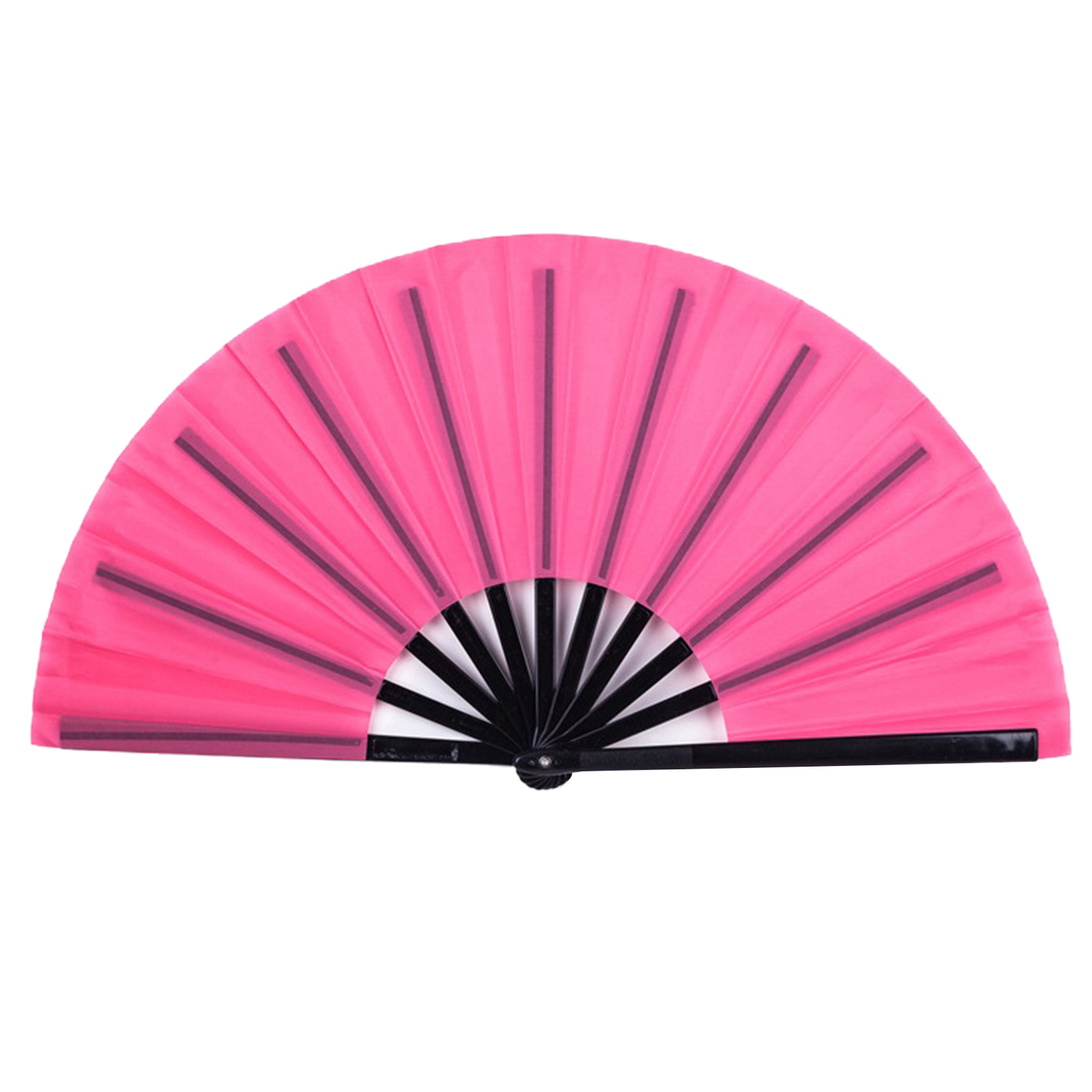 Chinese Folding Fan Solid Colour Comfortable Grip Smooth Opening ...