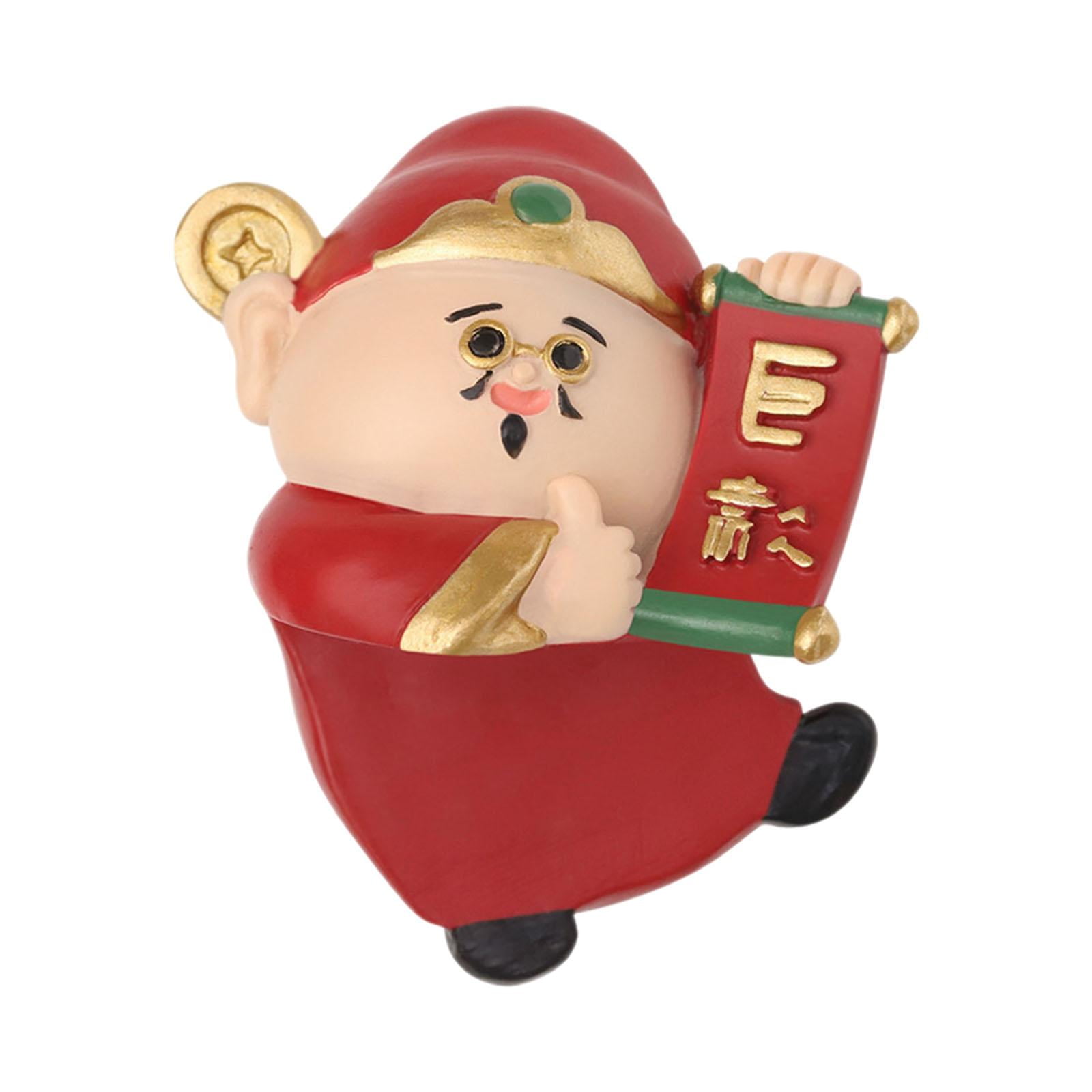 Chinese God Statue Mythological Figurine Immortal Sculpture Resin Craft ...