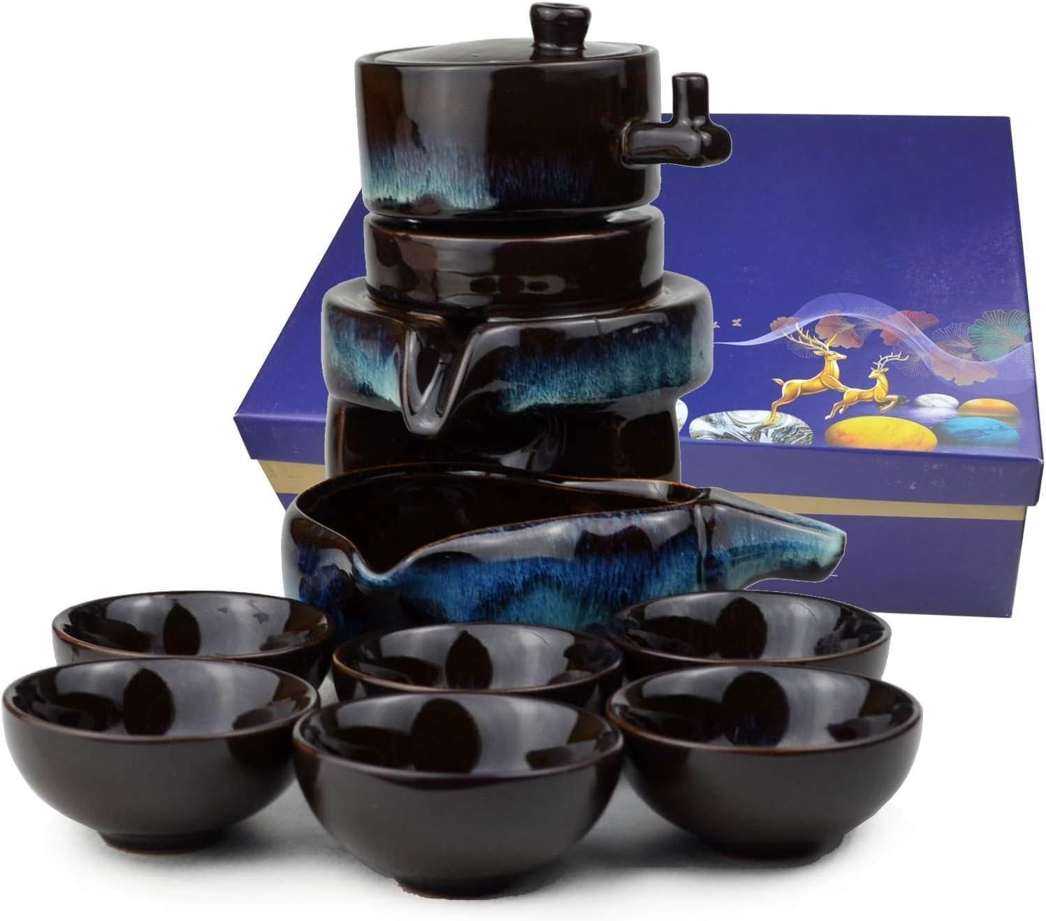Chinese Gongfu Tea Gift Set, Service Automatic Stone-Mill Design ...