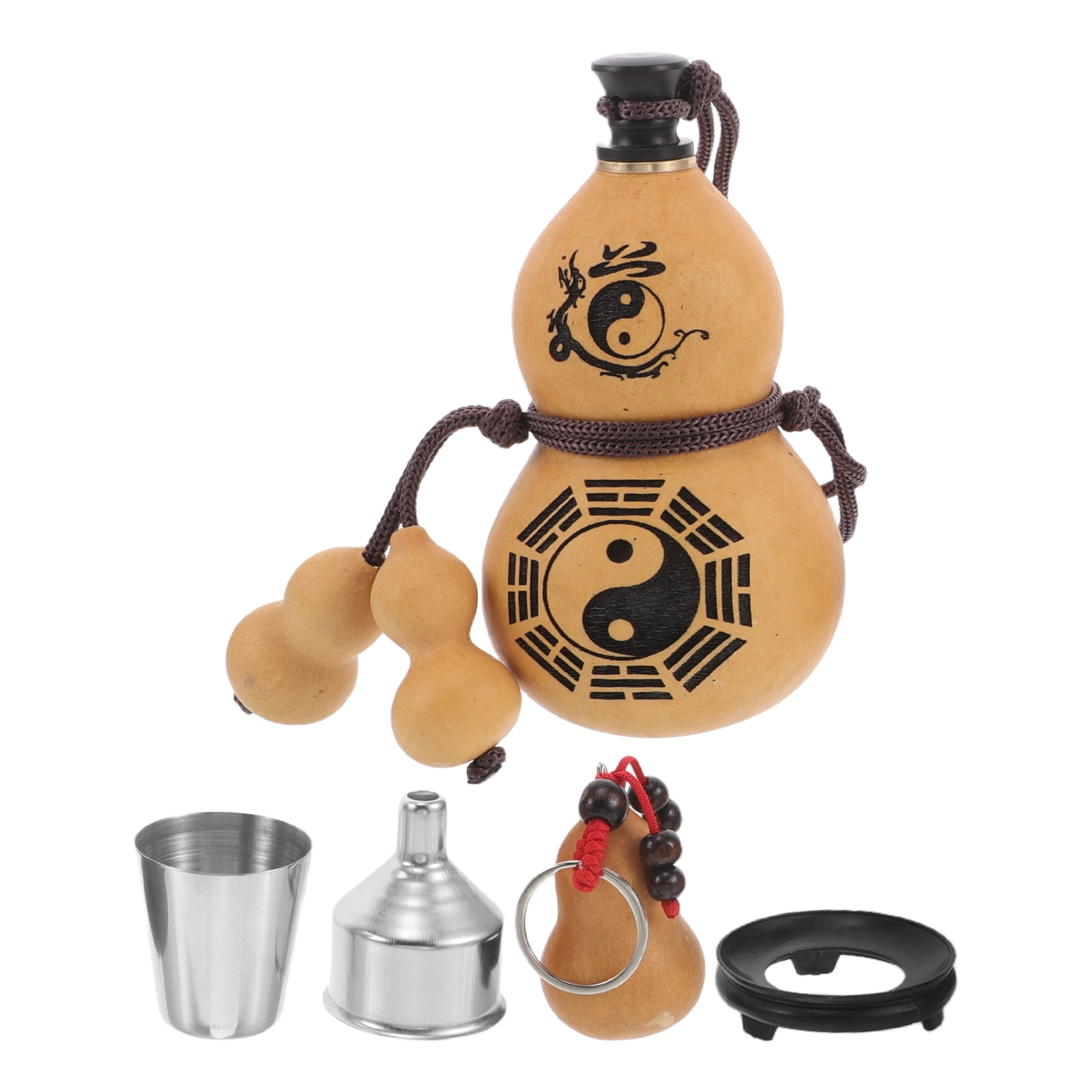 Chinese Gourd Gourd Kettle 14.50X7.50X7.50CM Khaki - Walmart.com