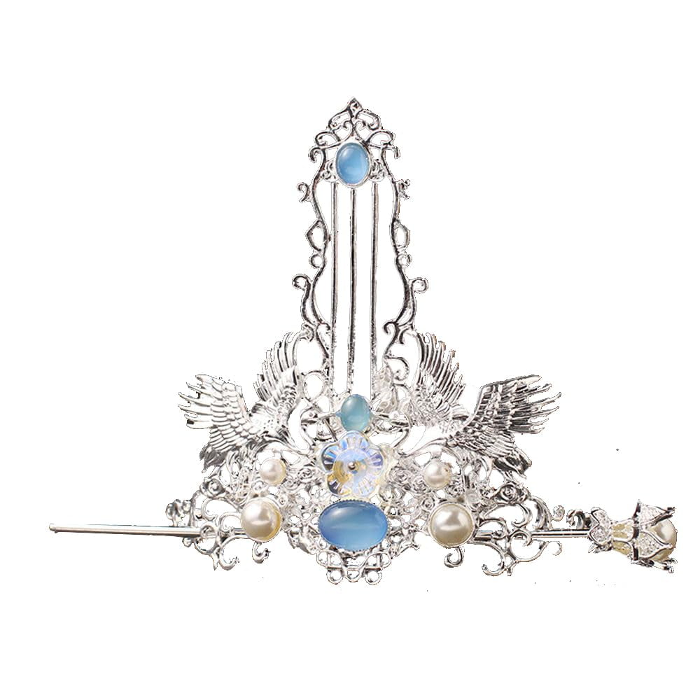 Chinese Hair Sticks, Handmade Pearl Chopsticks, Vintage Hanfu Hair Pins ...