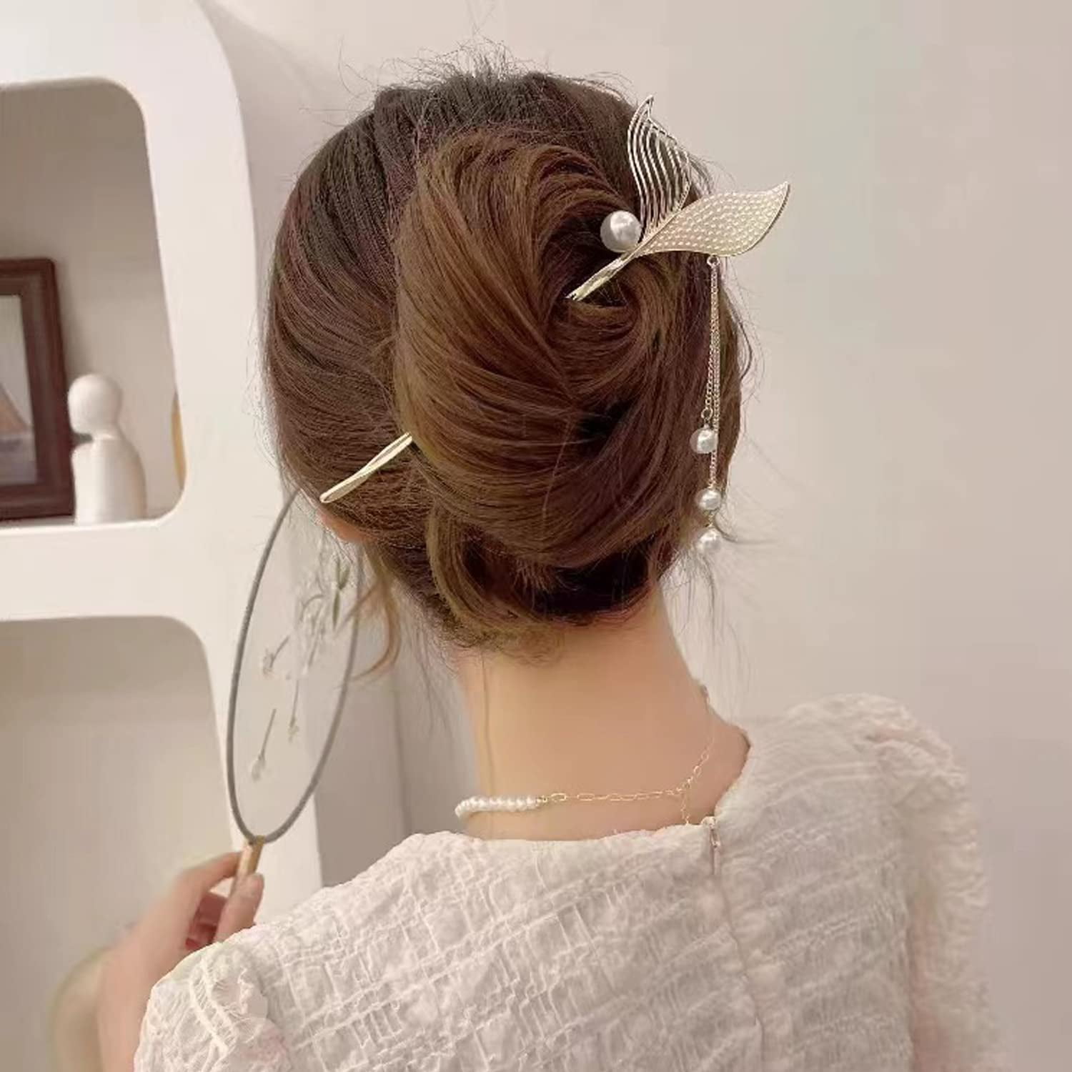 Chinese Hair Sticks with Tassel, Vintage Fishtail Hair Chopstick Tassel ...
