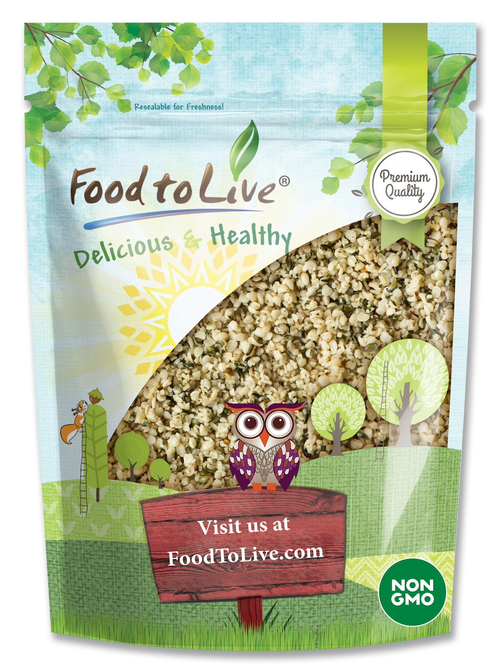 Chinese Hemp Seeds, 1 Pound — Kosher, Raw, Vegan — by Food to Live ...