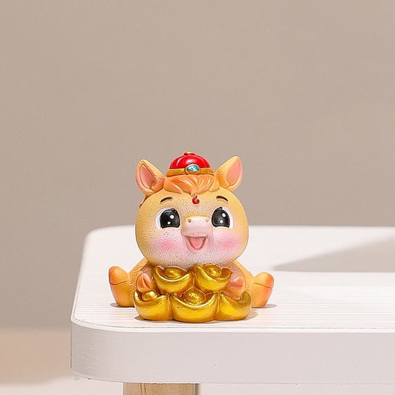 Chinese Horse Figurine 2026 Year of the Horse Statue, Resin Horse ...