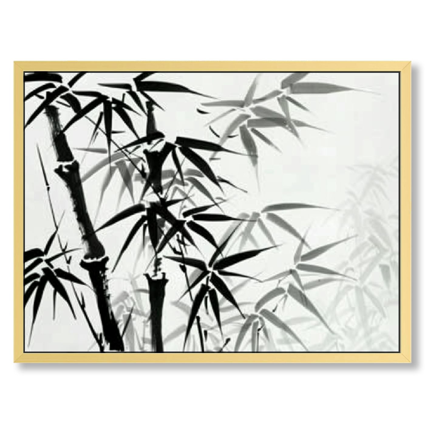 Chinese Ink Painting Plants Canvas Original Design Canvas Wall Art ...