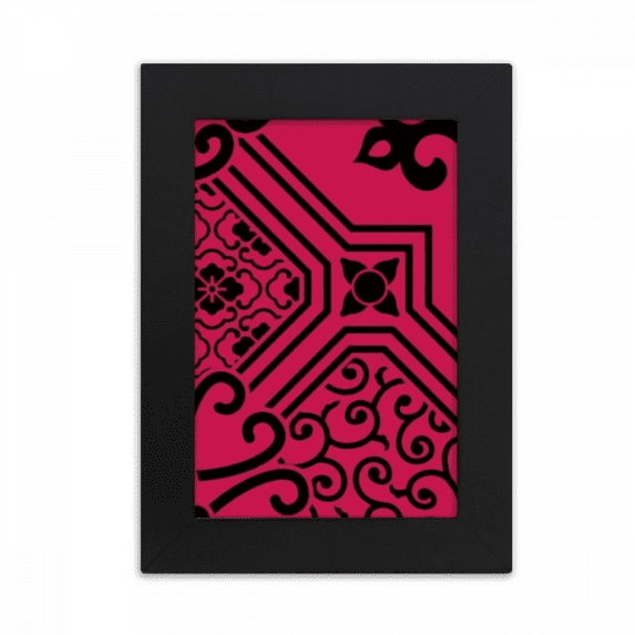 Chinese Japanese Style Asia Lines Bight Pattern Desktop Photo Frame ...