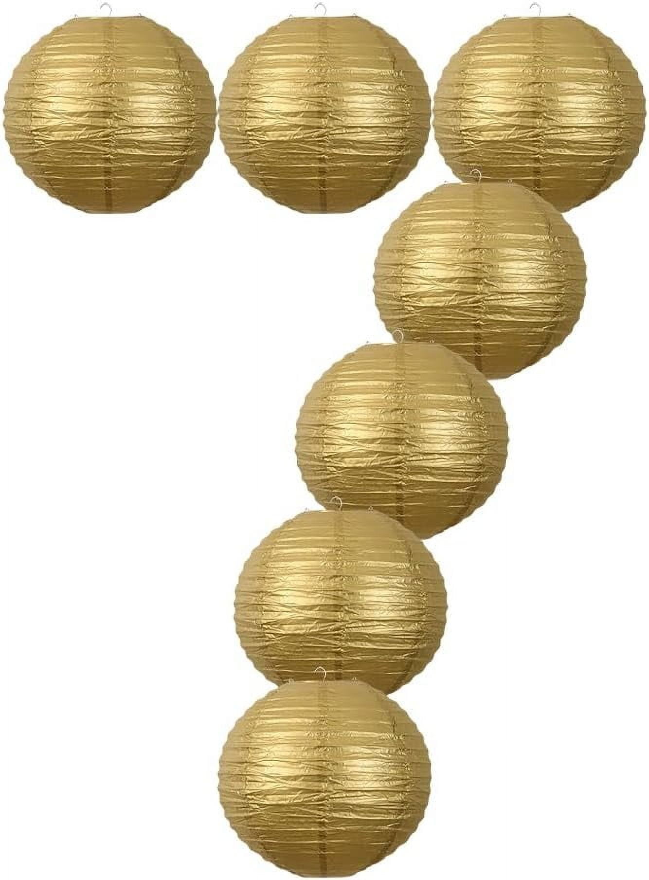 Chinese Japanese Style Paper Lanterns, Set of 7 - Walmart.com