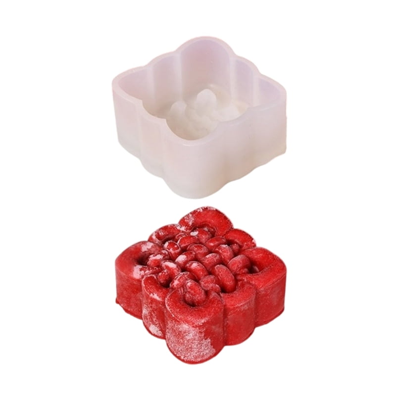 Chinese Knot Shape Mousse Cake Mold Set High Temperatures Resistant ...
