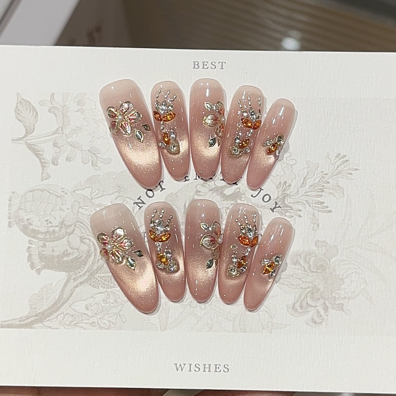 [Chinese Koi] Gentle flash milk taro color chasing light cat's eye gilt ...