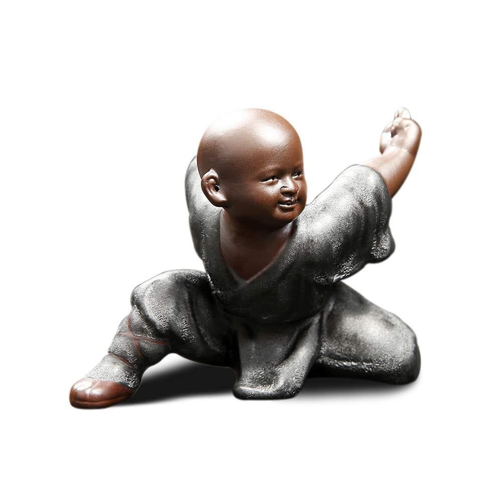 Chinese Kung Fu Shaolin Monk Figurines Crafts Ornaments Statues ...