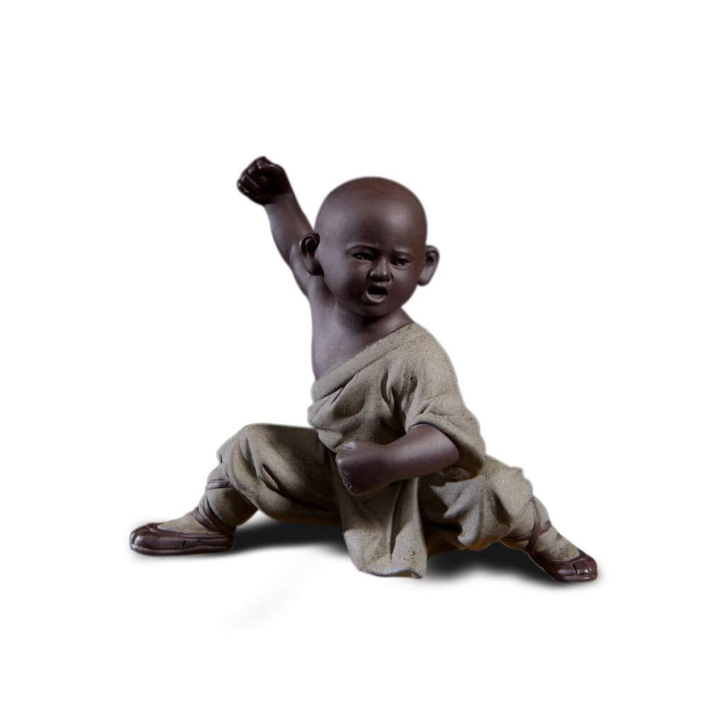 Chinese Kung Fu Shaolin Monk Figurines Crafts Ornaments Statues ...