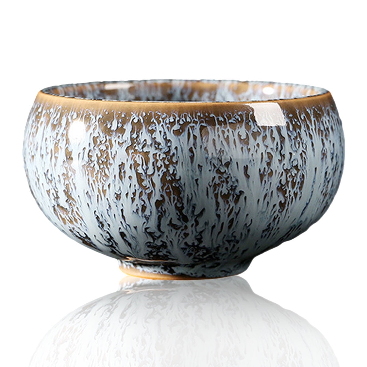 Chinese Kung Fu tea cup, colored glaze, 100ml ceramic teacup, sparkling ...