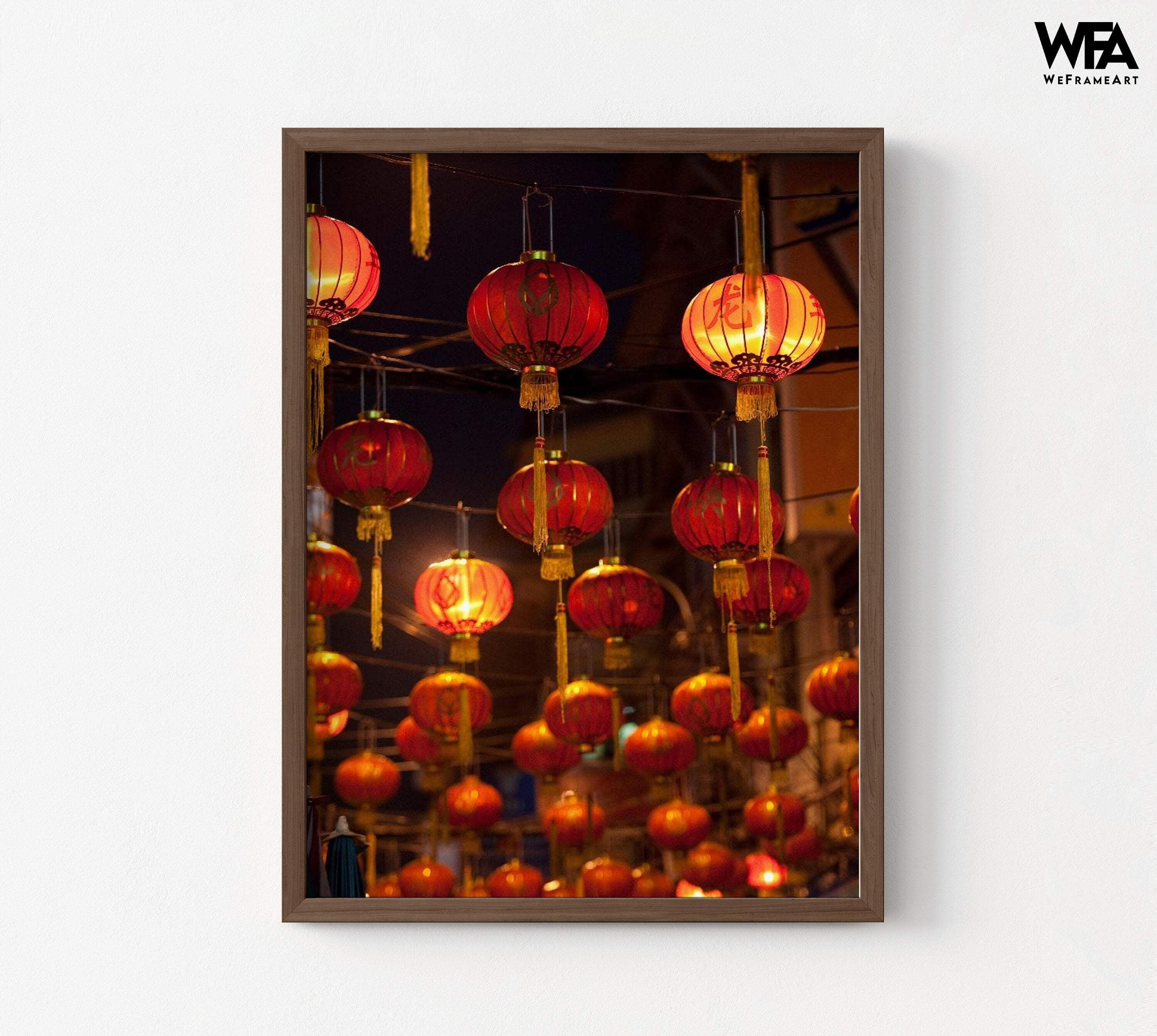 Chinese Lanterns I by Erin Berzel, Asian Traditions Artwork Print ...
