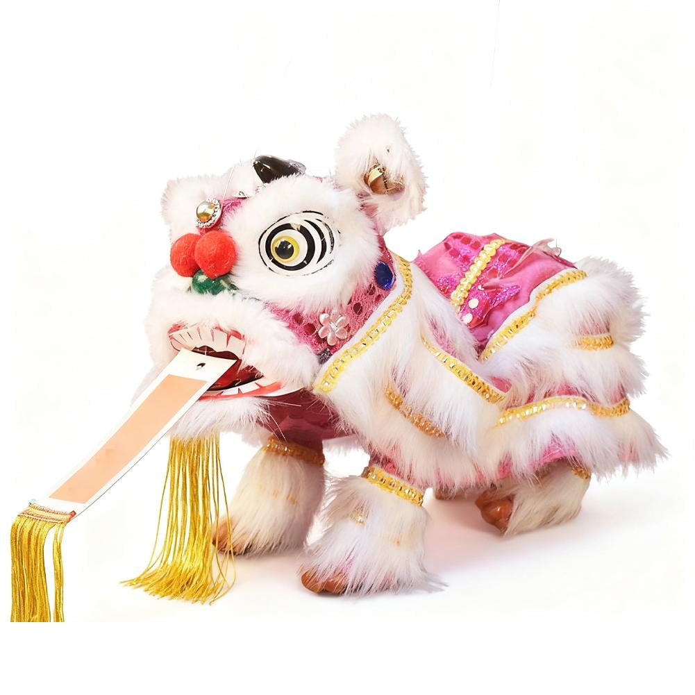 Chinese Lion Hand String Puppet with Rod, Chinese Marionette Lion ...