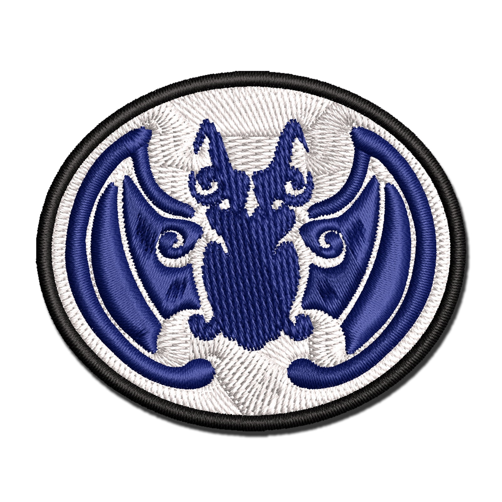 Chinese Lucky Bat Symbol of Good Fortune Applique Multi-Color ...