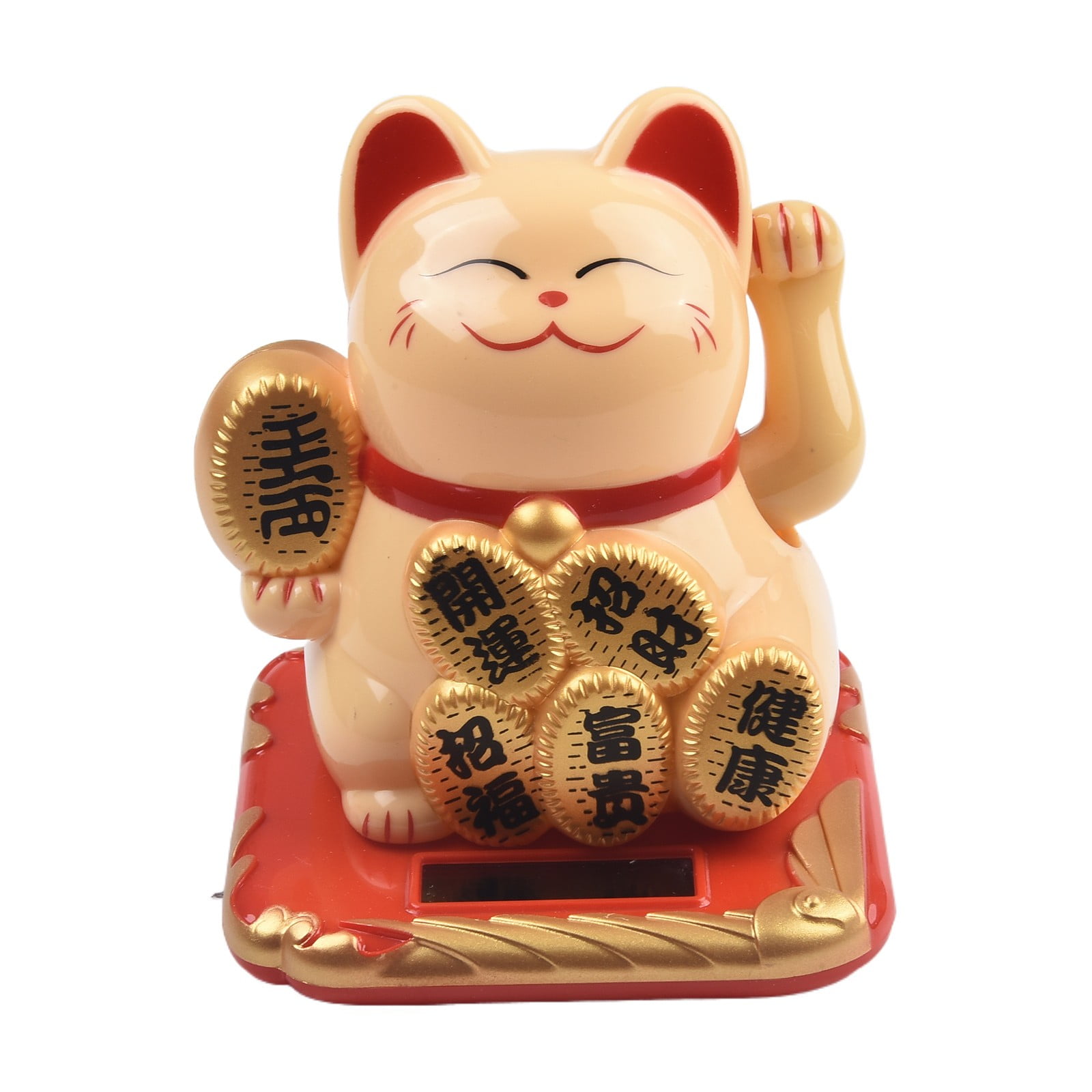 Chinese Lucky Wealth Waving Cat Gold Waving Hand Cat Home Decor Welcome ...