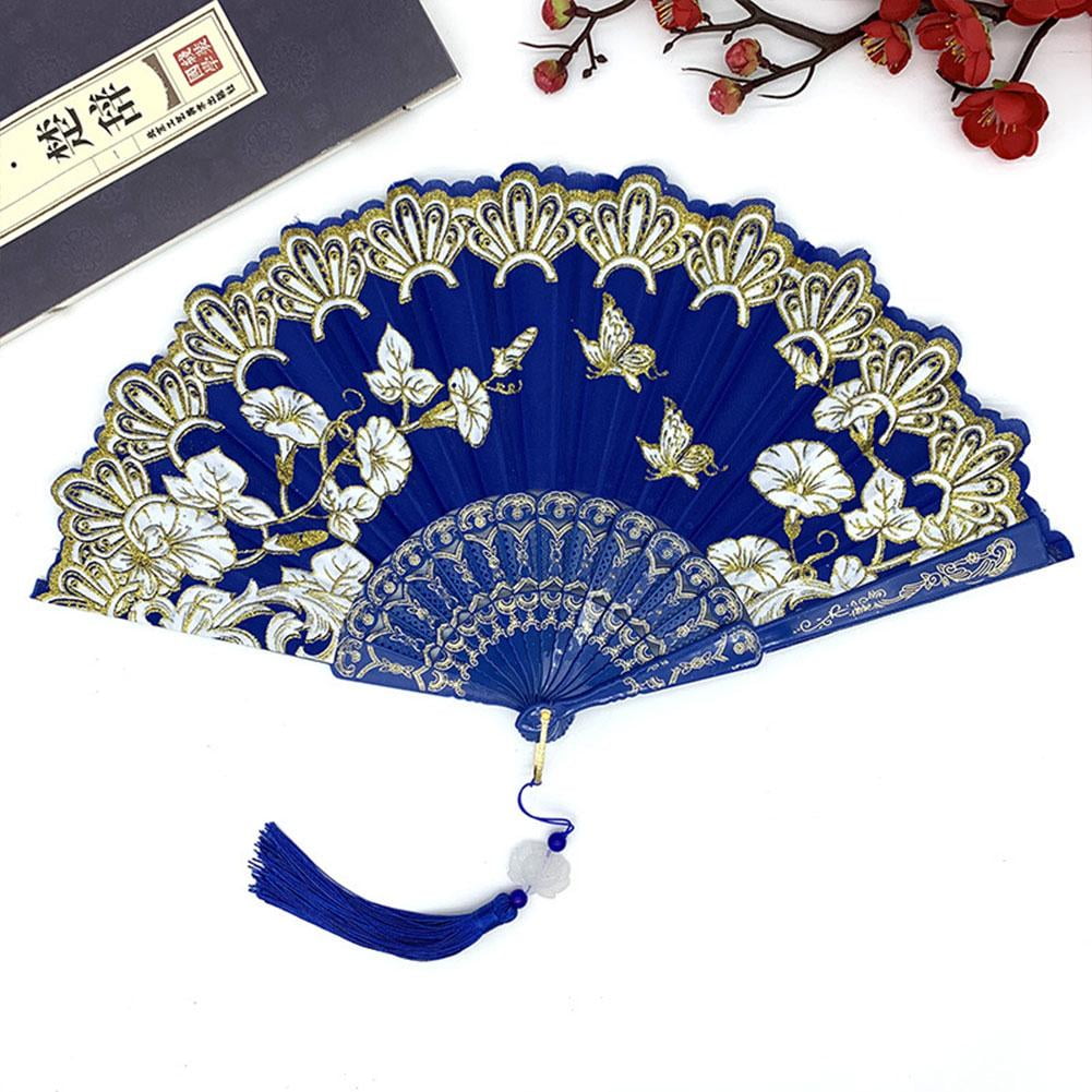 Chinese Luxury Gliding Folding Fan Wedding Bridal Fan Dancing ...