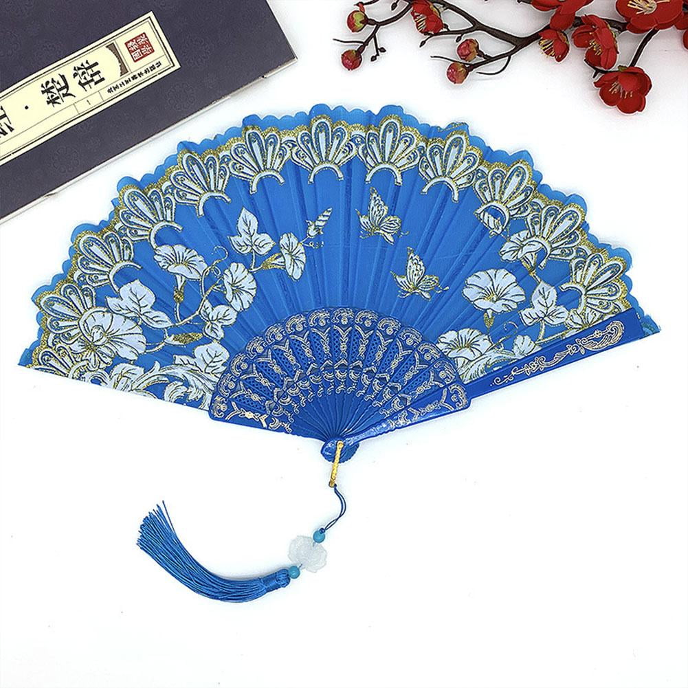 Chinese Luxury Gliding Folding Fan Wedding Bridal Fan Performance New ...