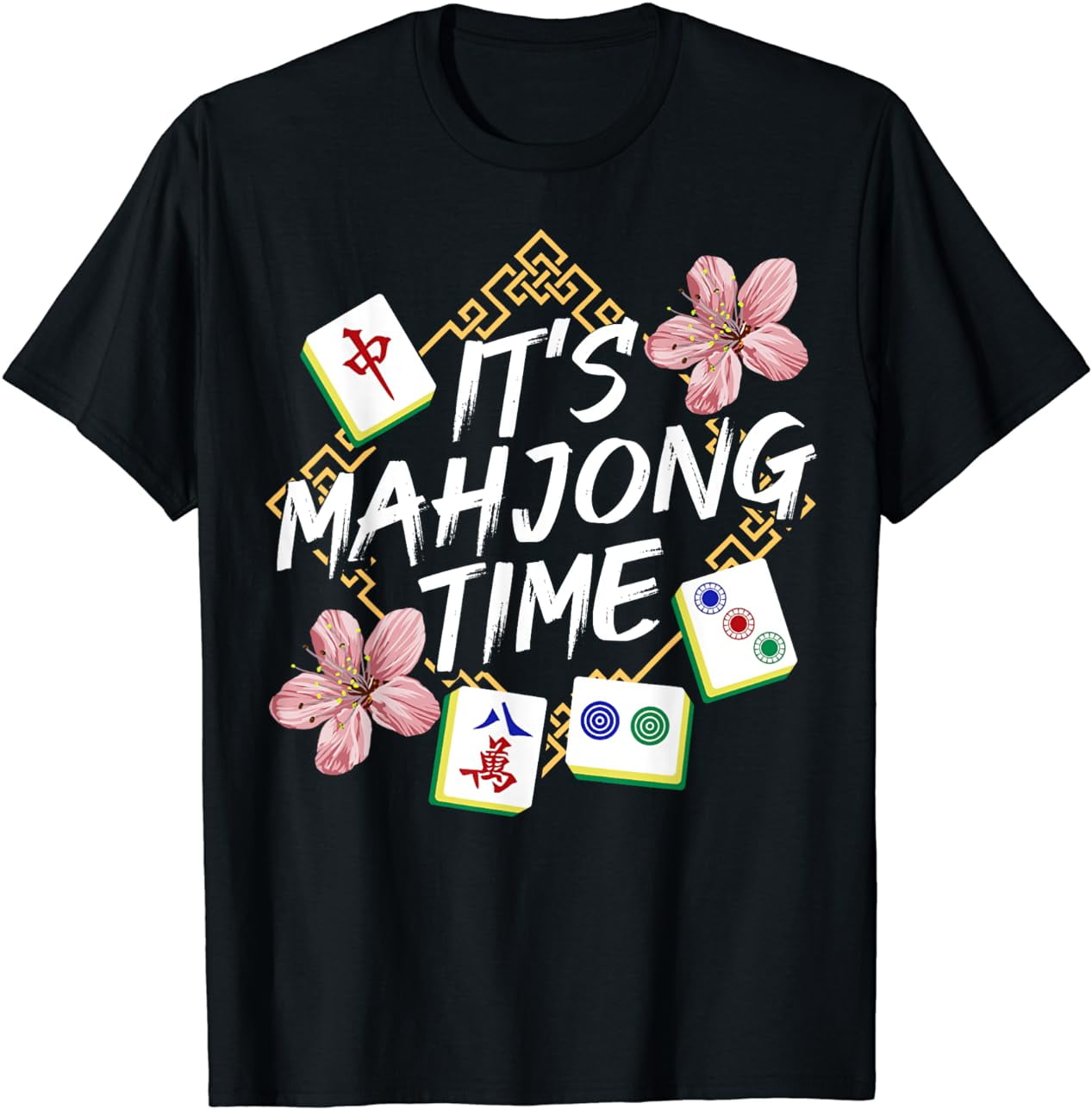 Chinese Mahjong Player T-Shirt - Walmart.com